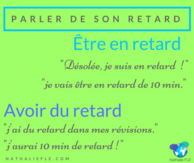 Vocabulaire : beaucoup de travail, manque de temps et retard